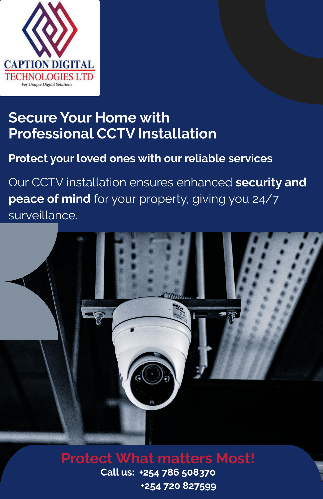 CCTV Installation – Caption Digital Technologies